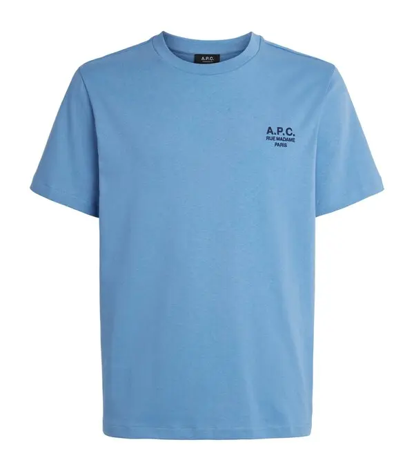 A.p.c. Cotton Rue Madame Logo T-shirt