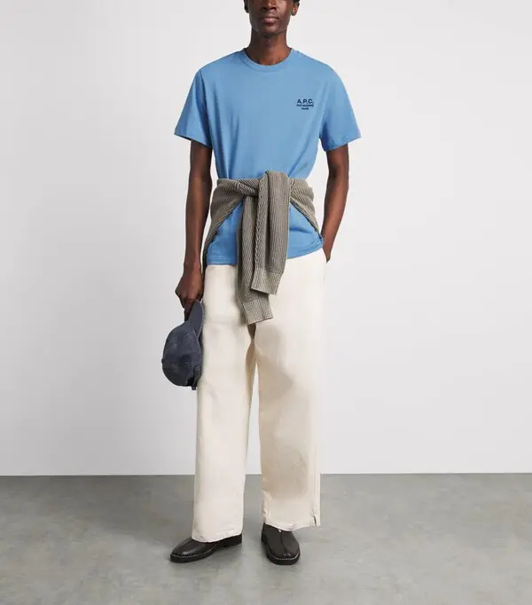 A.p.c. Cotton Rue Madame Logo T-shirt