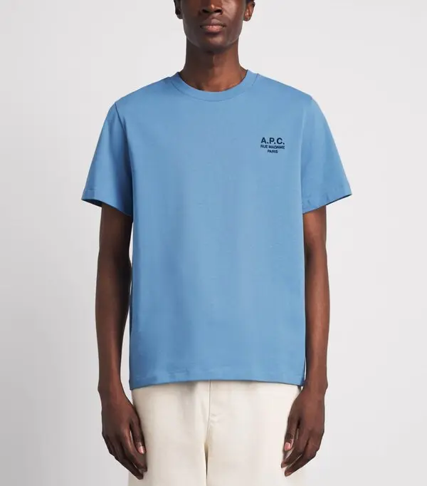 A.p.c. Cotton Rue Madame Logo T-shirt