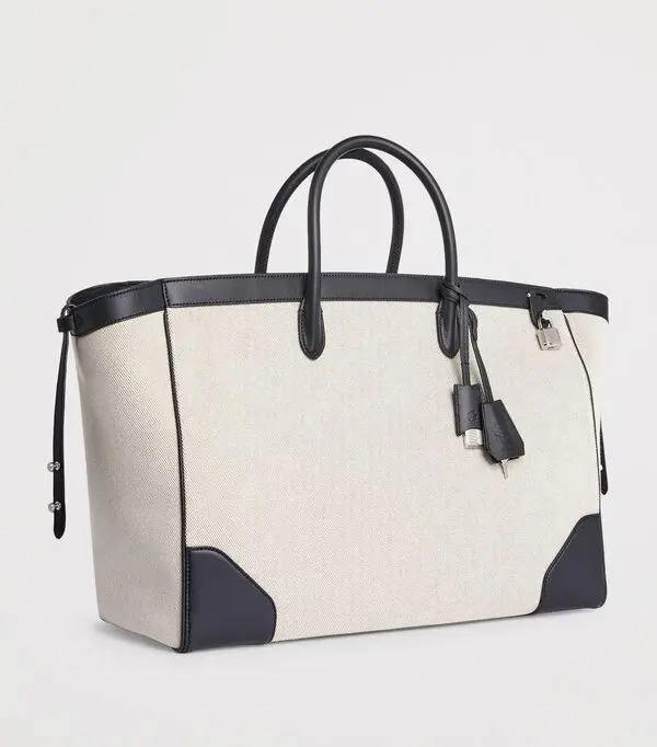 Dunhill Cotton Canvas Century 45 Tote Bag