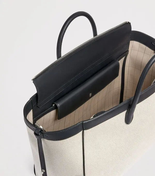 Dunhill Cotton Canvas Century 45 Tote Bag