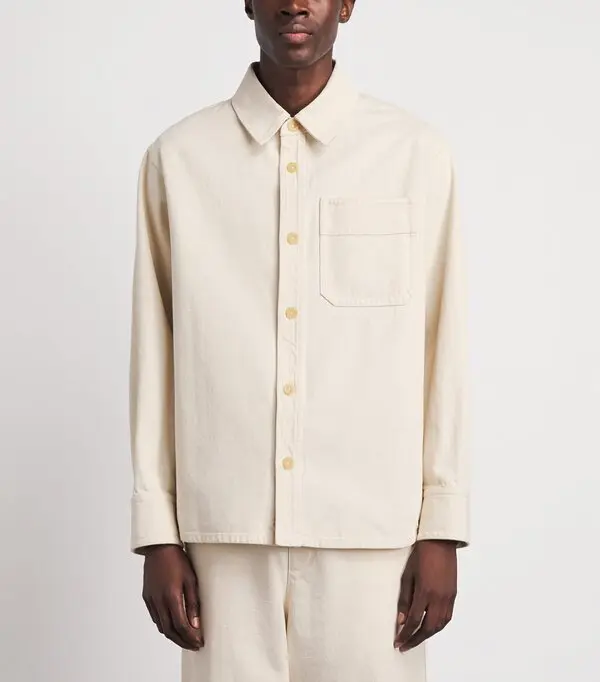 A.p.c. Cotton Logo Shirt - White