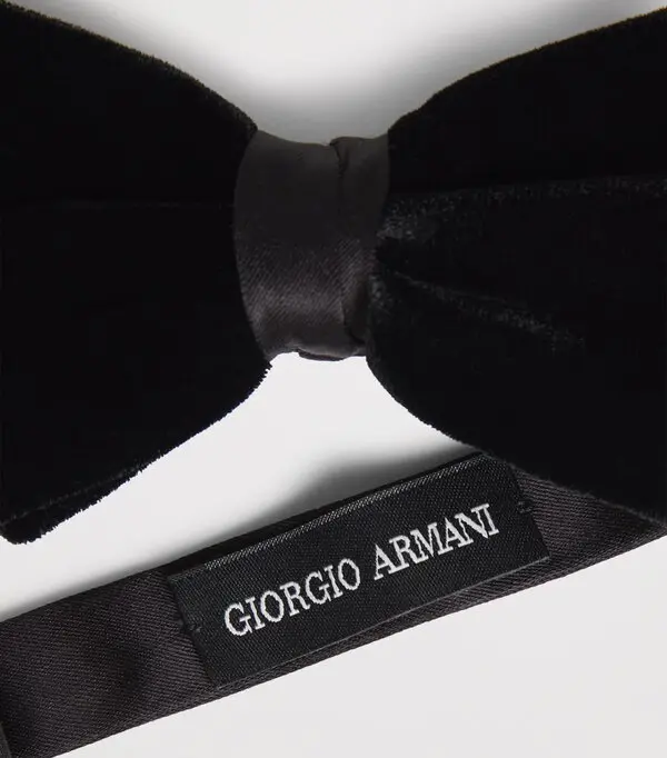 Giorgio Armani Silk Pre-tied Bowtie
