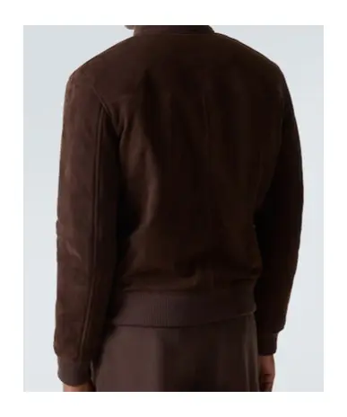 Gabriela Hearst Suede Bomber Jacket
