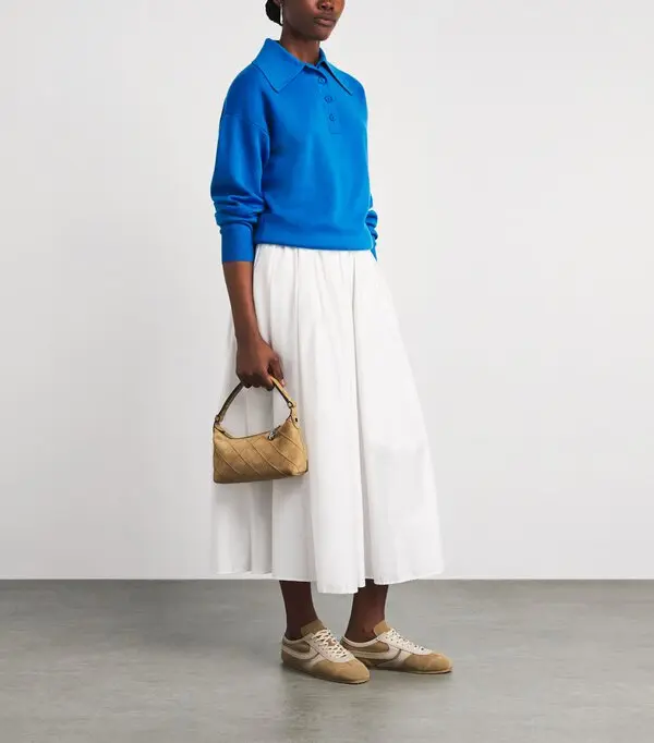Tory Burch Mini Suede Fleming Top Handle Bag