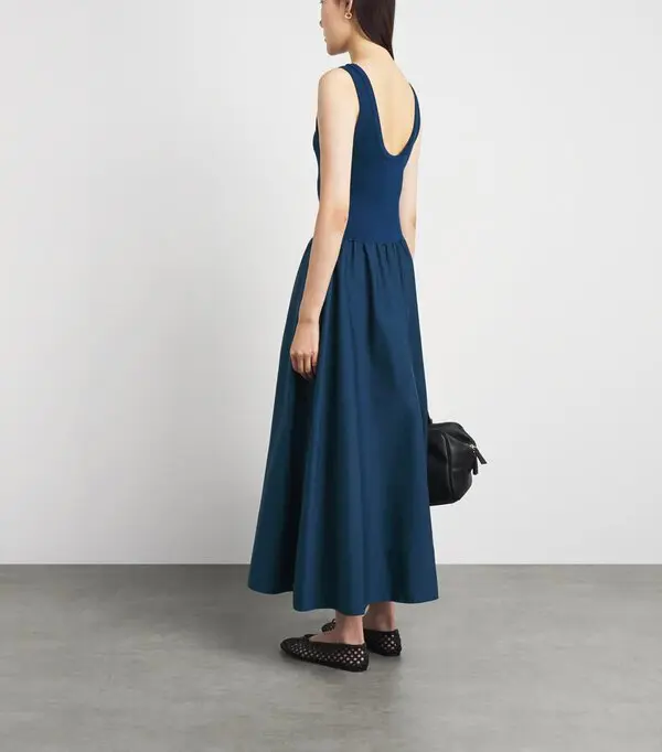Polo Ralph Lauren Sleeveless Scoop Neck Midi Dress