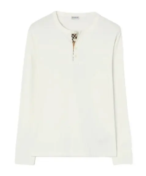 Burberry Long-sleeve Cotton Top