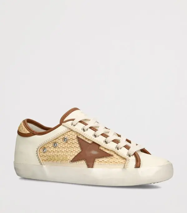 GOLDEN GOOSE Leather Super Star Sneakers