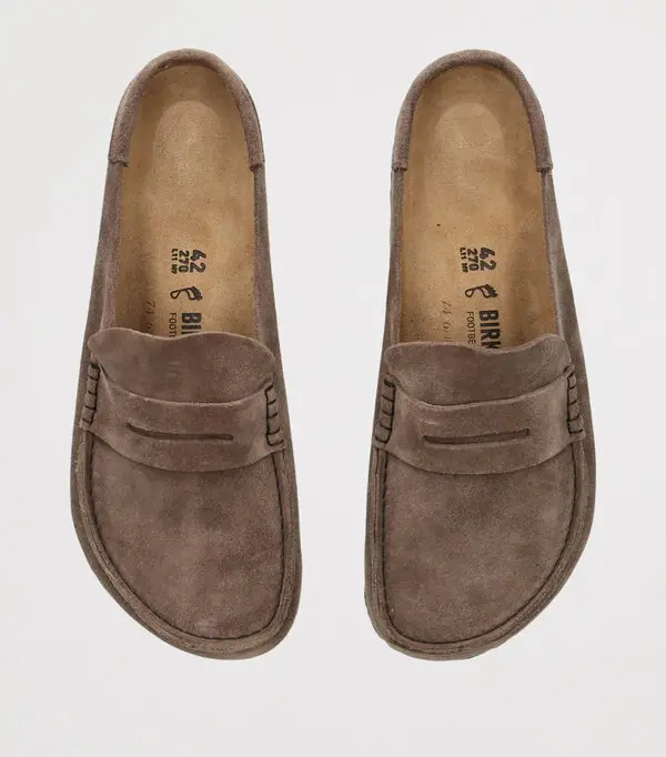 BIRKENSTOCK Suede Naples Wrapped Clogs
