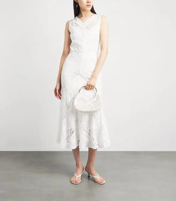 Simkhai Mesh Embroidered Nixi Clutch Bag