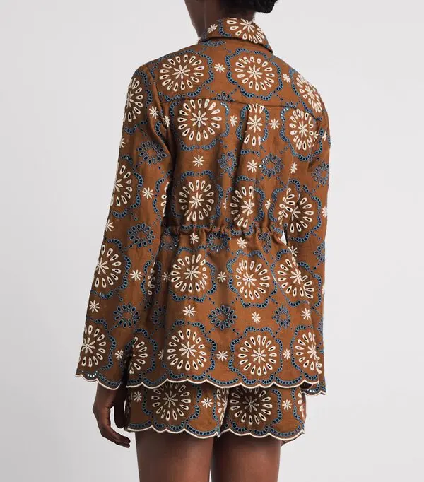 Veronica Beard Linen Kiki Shacket