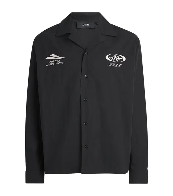 Amiri Sporty Embroidered Logo Shirt - Black