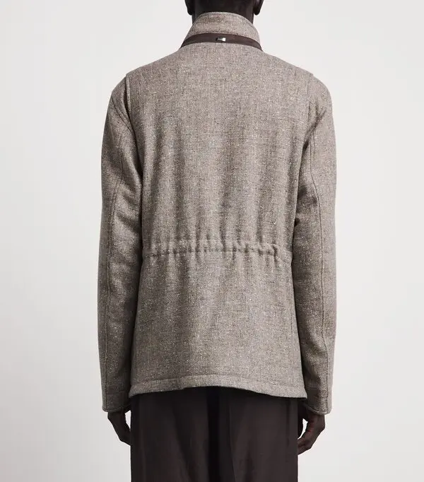 Herno Wool Hybrid High-neck Jacket