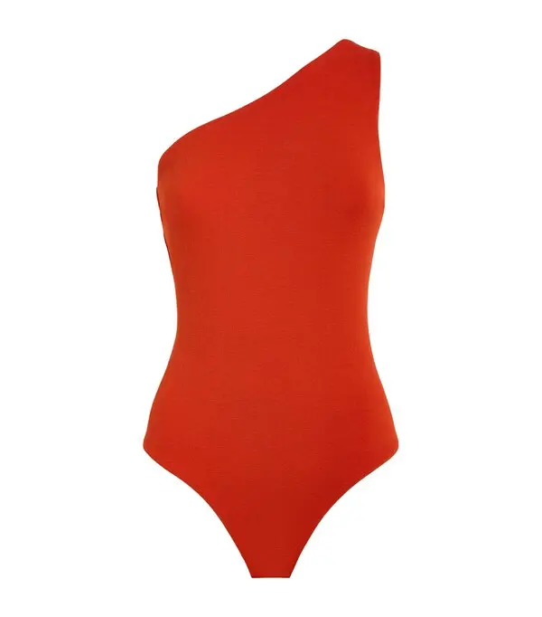 Matteau One-shoulder Maillot Swimsuit - Red