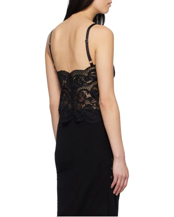 Rabanne Lace V-neck Tank Top