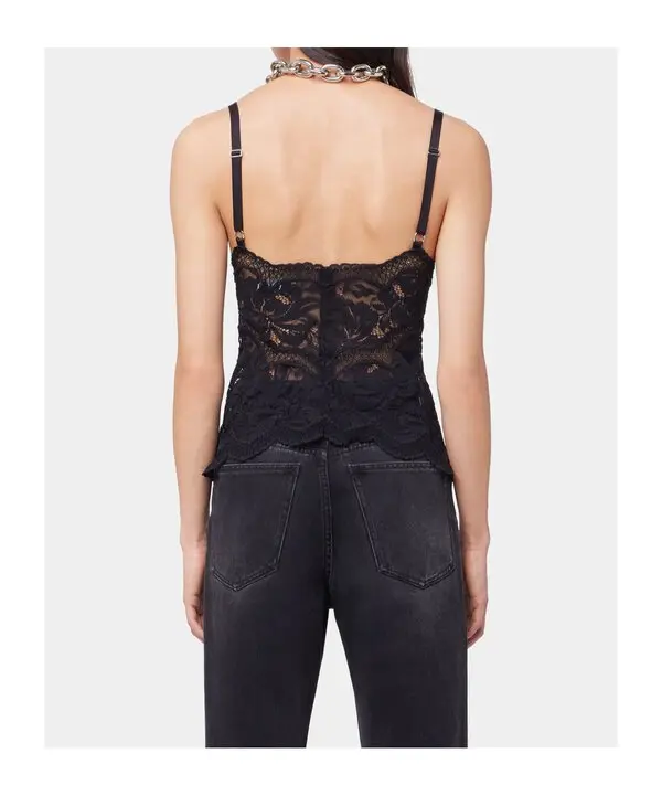 Rabanne Lace V-neck Tank Top
