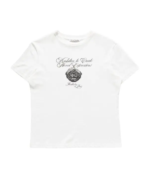 Acne Studios Graphic Print T-shirt - White
