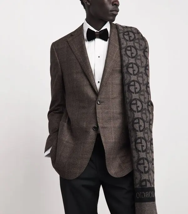Giorgio Armani Velvet Silk Bow Tie
