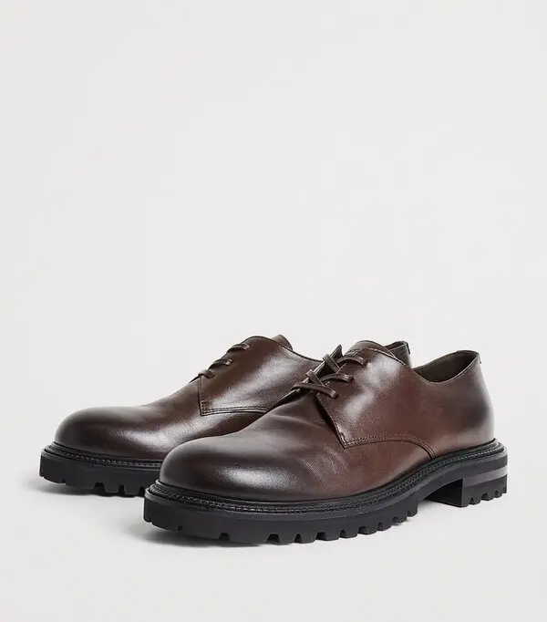 Giorgio Armani Leather Chunky Derby Shoes