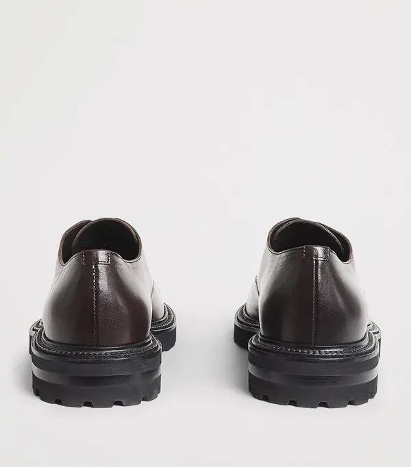 Giorgio Armani Leather Chunky Derby Shoes