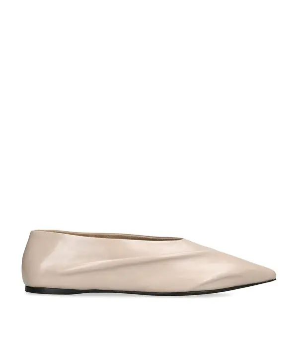 Khaite Miriam Ballet Flats - Beige