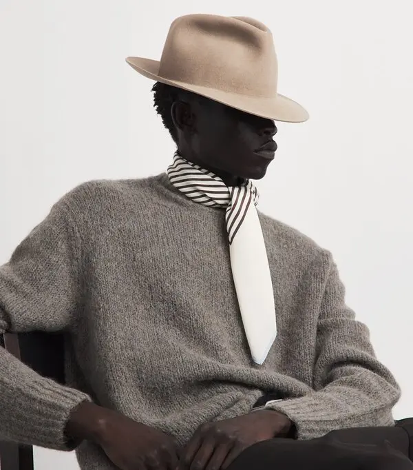 Giorgio Armani Rabbit Hair Classic Fedora