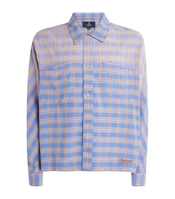 REPRESENT Santa Monica Flannel Shirt - Blue