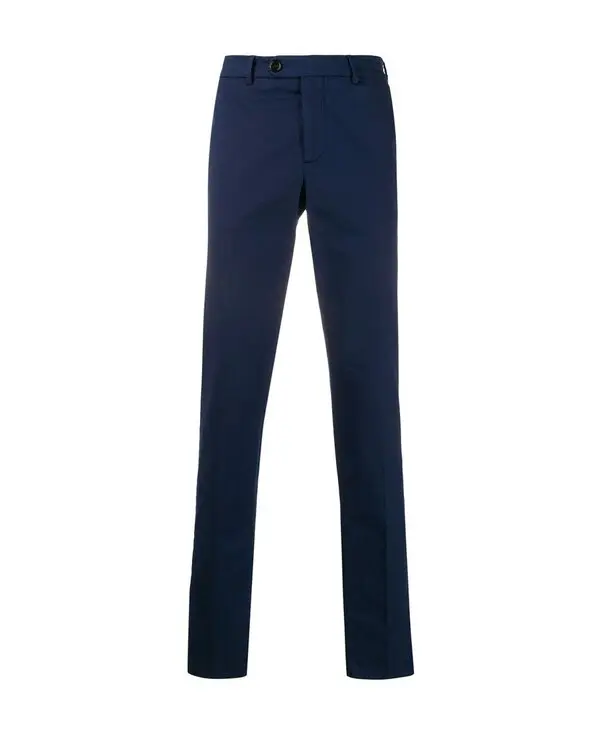 Brunello Cucinelli Navy Blue Fitting Casual Pants