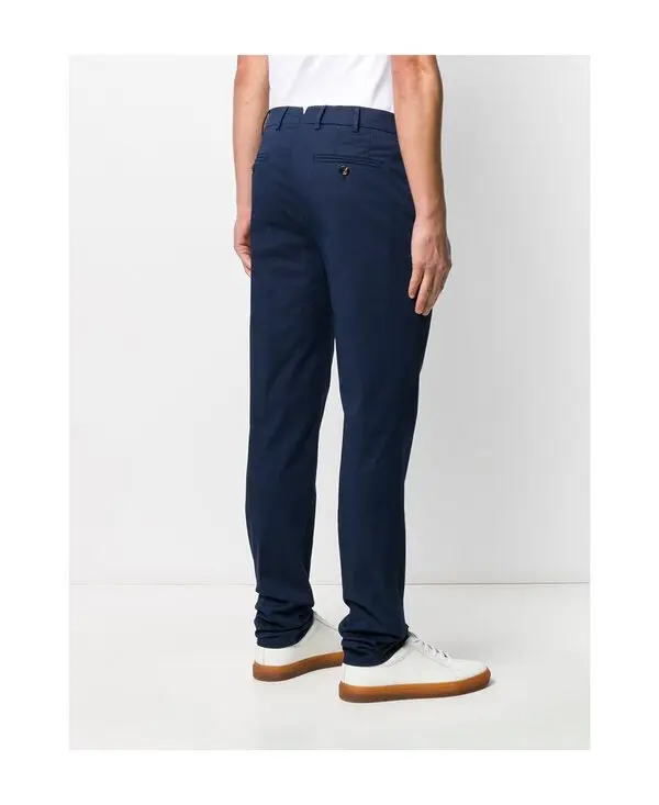 Brunello Cucinelli Navy Blue Fitting Casual Pants