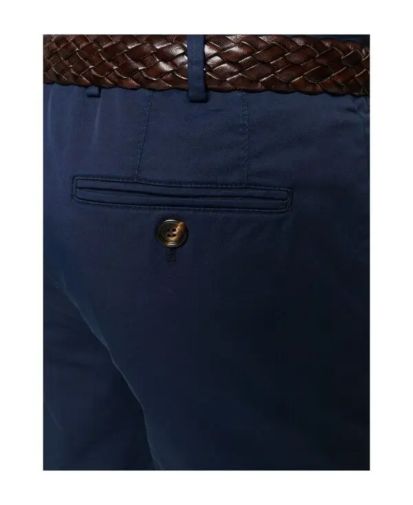 Brunello Cucinelli Navy Blue Fitting Casual Pants