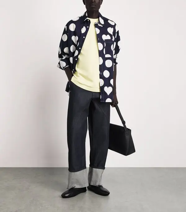 Jacquemus Grosgrain Logo T-shirt - Yellow