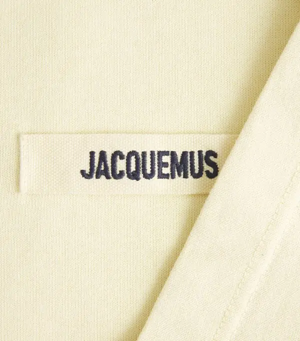 Jacquemus Grosgrain Logo T-shirt - Yellow