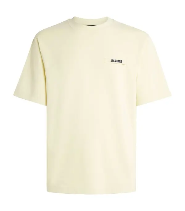 Jacquemus Grosgrain Logo T-shirt - Yellow