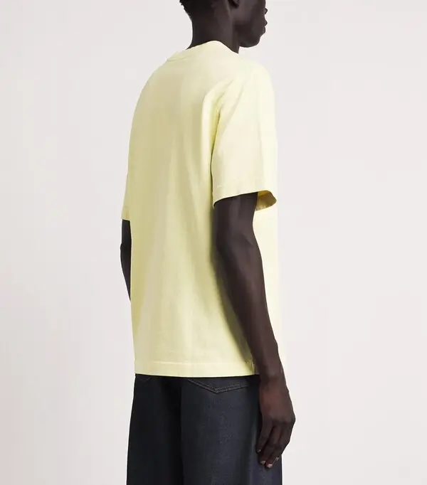Jacquemus Grosgrain Logo T-shirt - Yellow