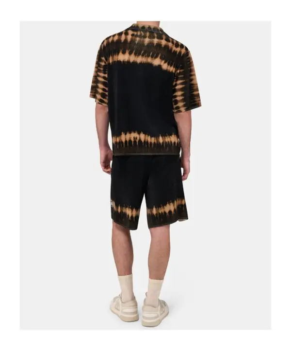 Amiri Ma Patch Tie-dye Knit Shirt