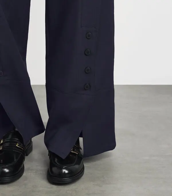 Claudie Pierlot Wool-blend Straight Trousers