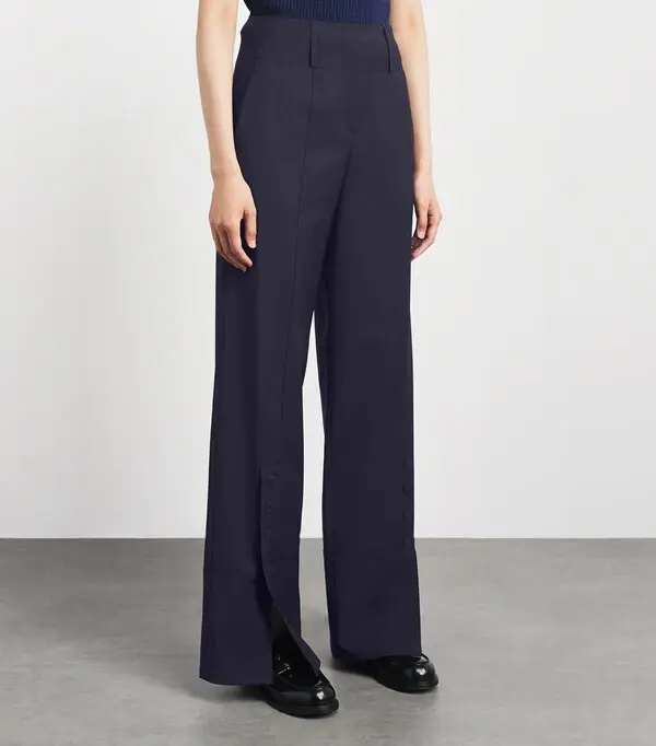Claudie Pierlot Wool-blend Straight Trousers