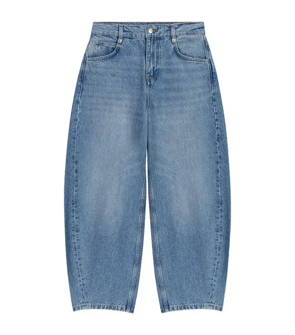 Maje Cropped Barrel Jeans
