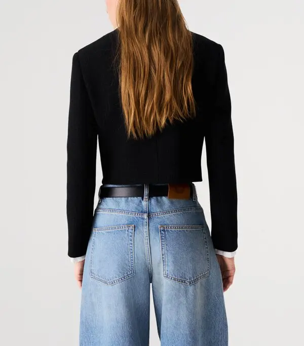 Maje Knitted Glitter Jacket