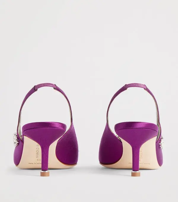 Balenciaga X Manolo Blahnik Embellished Slingback Heels 50