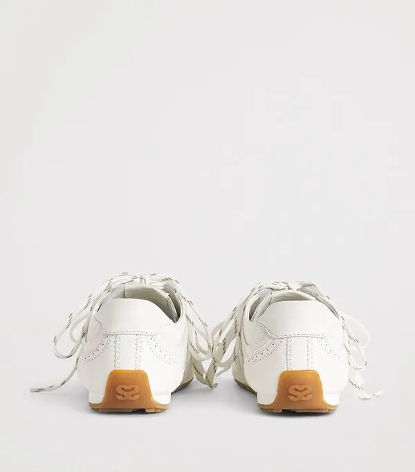 Sandro Leather Light Wave Sneakers