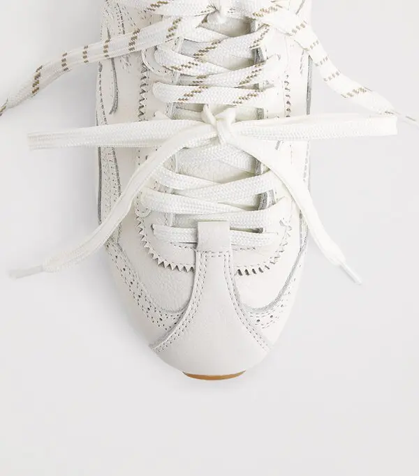 Sandro Leather Light Wave Sneakers