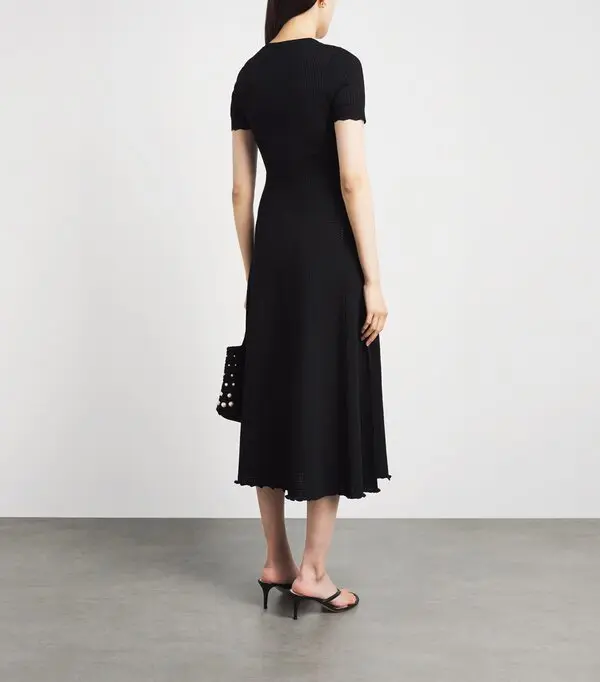 Sandro Knitted Midi Dress