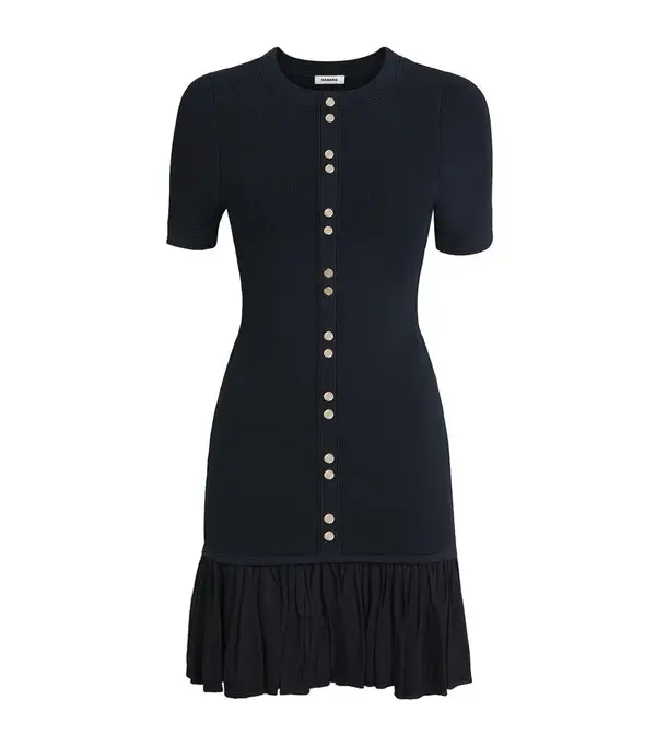 Sandro Ruffled Mini Dress