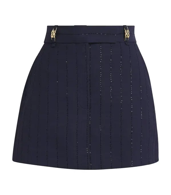 Sandro Sequinned Mini Skort