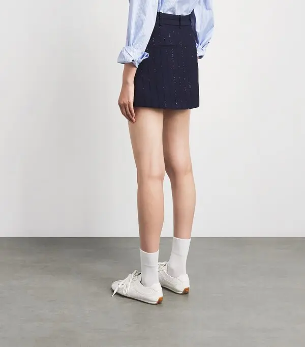 Sandro Sequinned Mini Skort