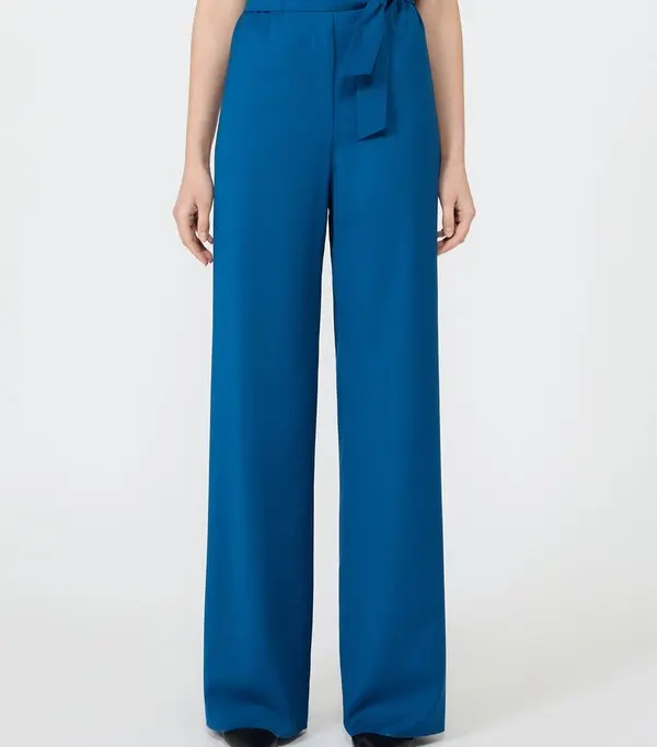 Max Mara Virgin Wool Wide-leg Trousers