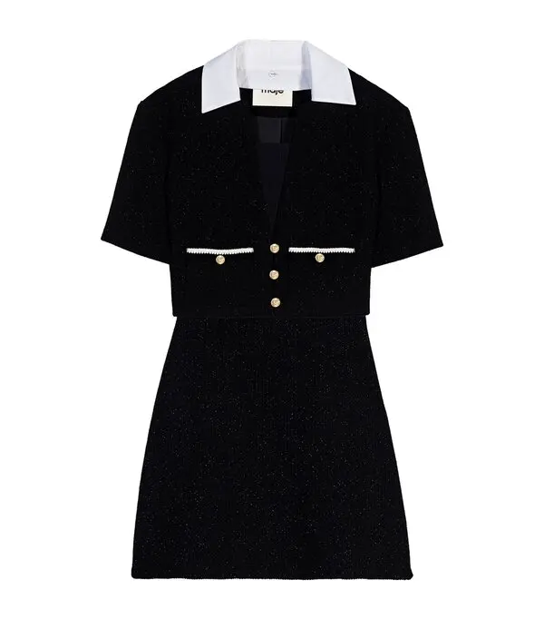 Maje Tweed Mini Dress