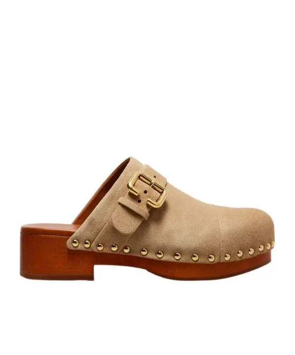 Chloé Jeannette Round-toe Mules