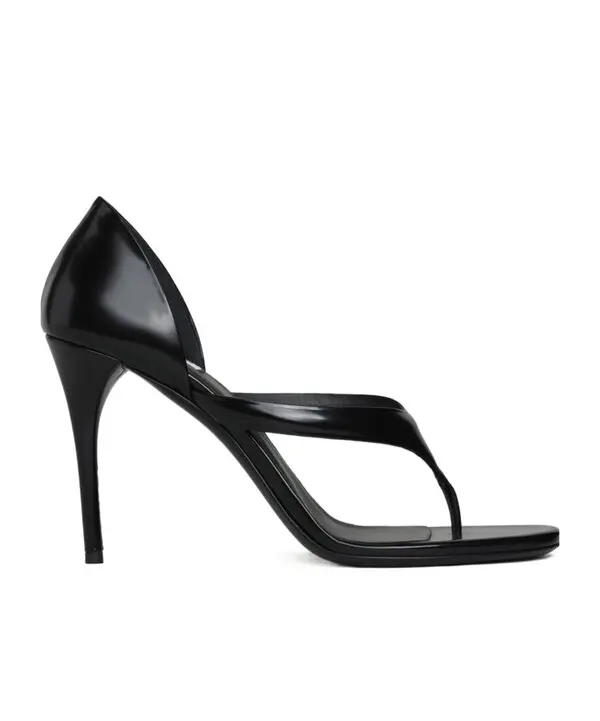 Alaïa Round-toe High-heeled Sandals - Black